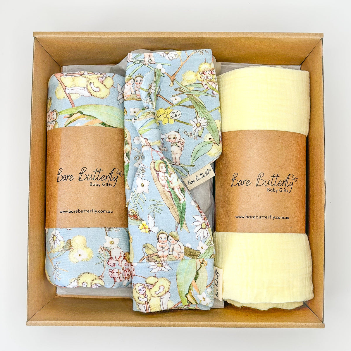 May Gibbs Blue Gift Set – Bare Butterfly Baby Gifts